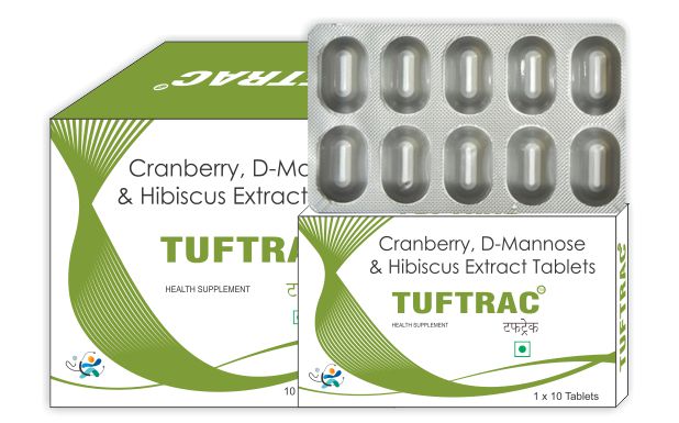 D M Pharma-Cranberry Extract, D-Mannose and Hibiscus Extract Tablet ...