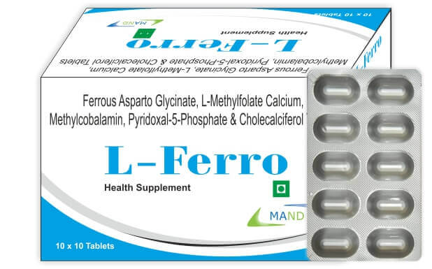 D M Pharma- Ferrous Asparto Glycinate, L-Methylfolate Calcium ...