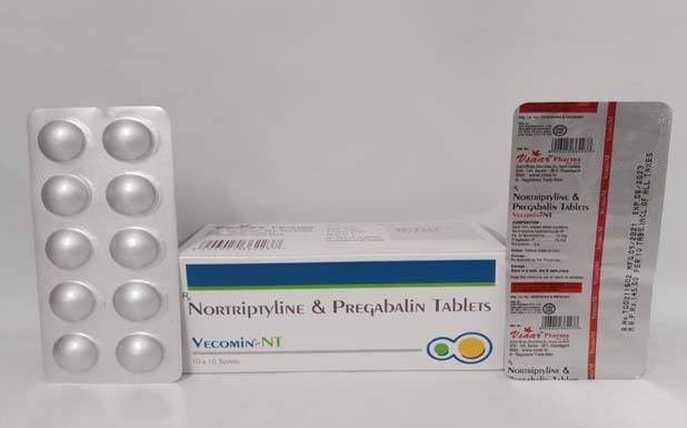 DM PHARMA - Nortriptyline and Pregabalin Tablets | Neuropathic Pain