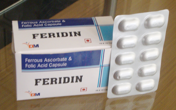 D M Pharma- Ferrous Ascorbate and Folic Acid Capsules | Third Party ...